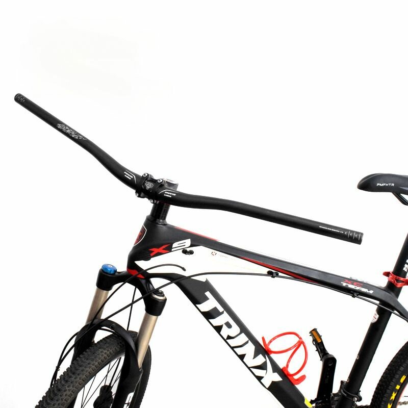 Велосипедный руль 720/780 мм 31,8 мм Рулевое колесо MTB DH Аксессуары, черный Синий Золотой Фиолетовый Красный