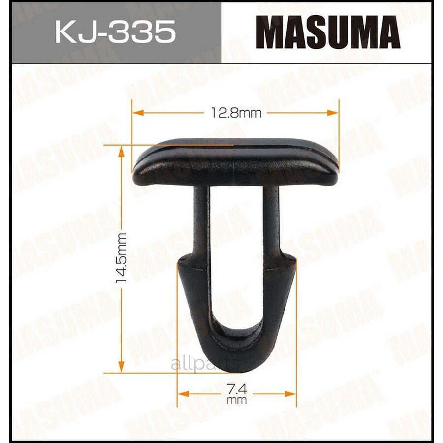 MASUMA KJ335 клипса крепжная