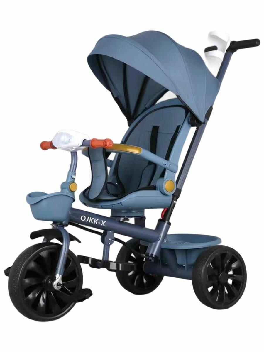 Велосипед-коляска, складная, сталь, 76кг, до 50кг, для детей до 6лет