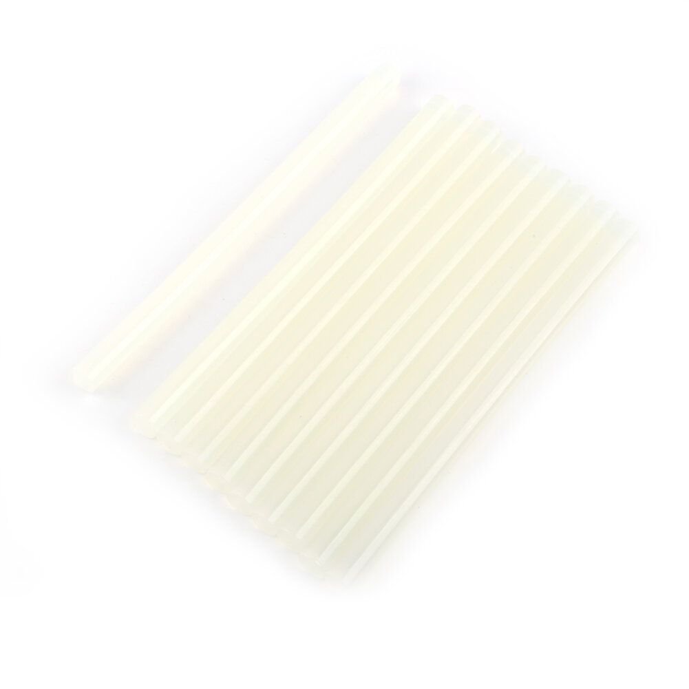 10шт прозрачные 7 мм / 11 мм горячие клейкие клейкие палочки для электрического клейкого пистолета Diy Diy длиной 20 см (11 мм)