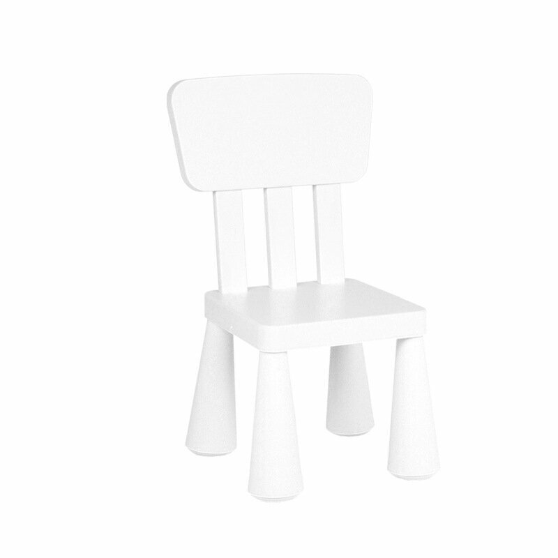 Детский стул "Элегантная русская классика", с эластичной спинкой, пластик, белый