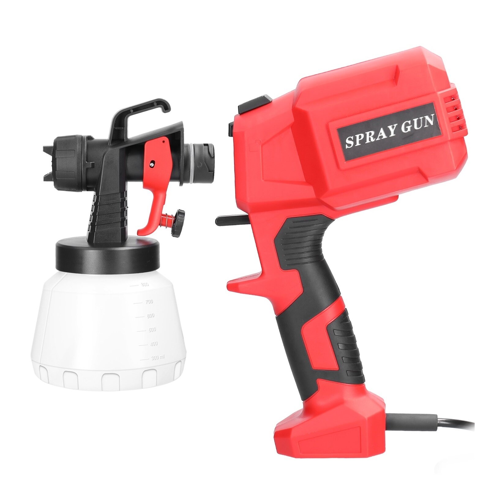 Электрический распылитель краски, 800 мл, большая емкость для краски, съемный многофункциональный распылитель краски под высоким давлением