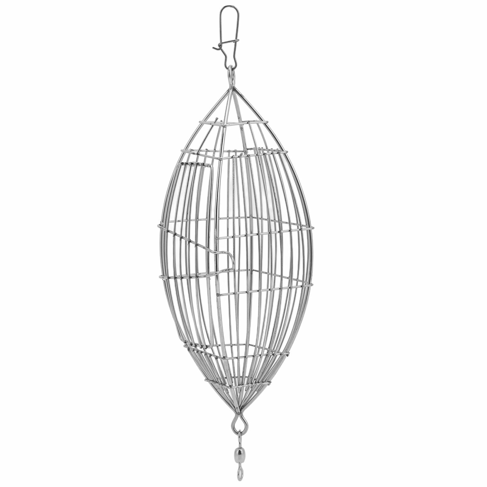 Клетка для рыболовной наживки из нержавеющей стали, ловушка для карповой рыбы, корзина-держатель для приманок из креветок, крабов и другой рыбы.