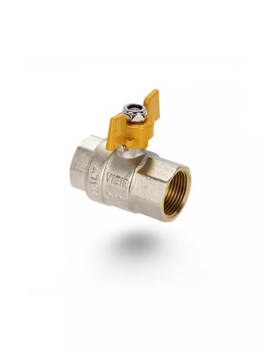 Шаровой кран Vieir, латунь, для газа, ВР 1/2", муфтовое присоединение, 1 шт