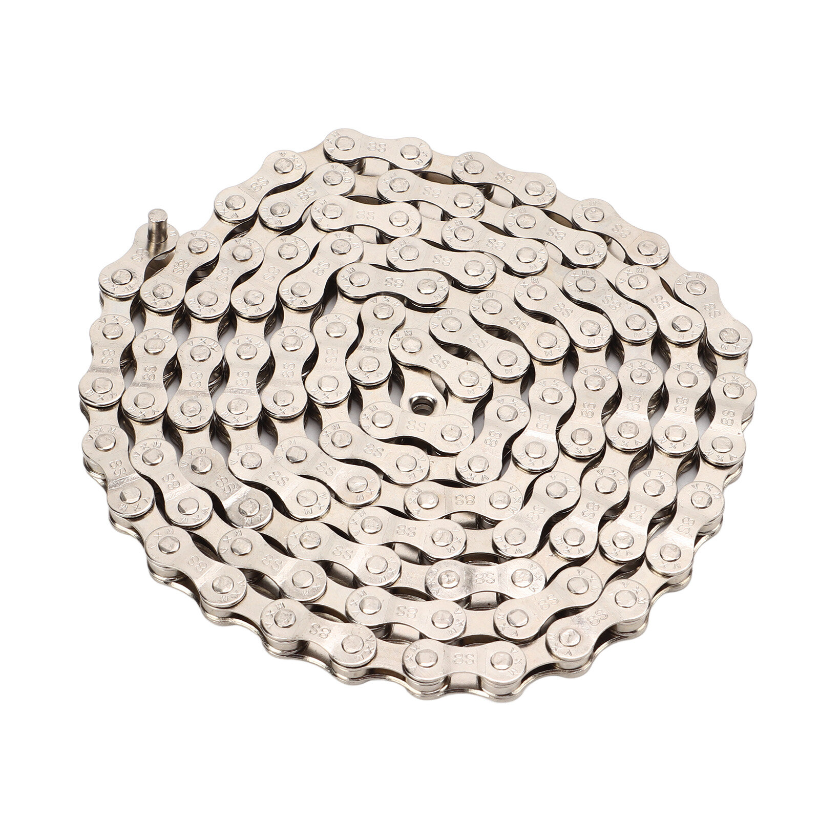 Велосипедная цепь 6S 7S 8S 116 звеньев из углеродистой стали с полным гальваническим покрытием, износостойкая цепь для горного велосипеда для горного шоссейного велосипеда