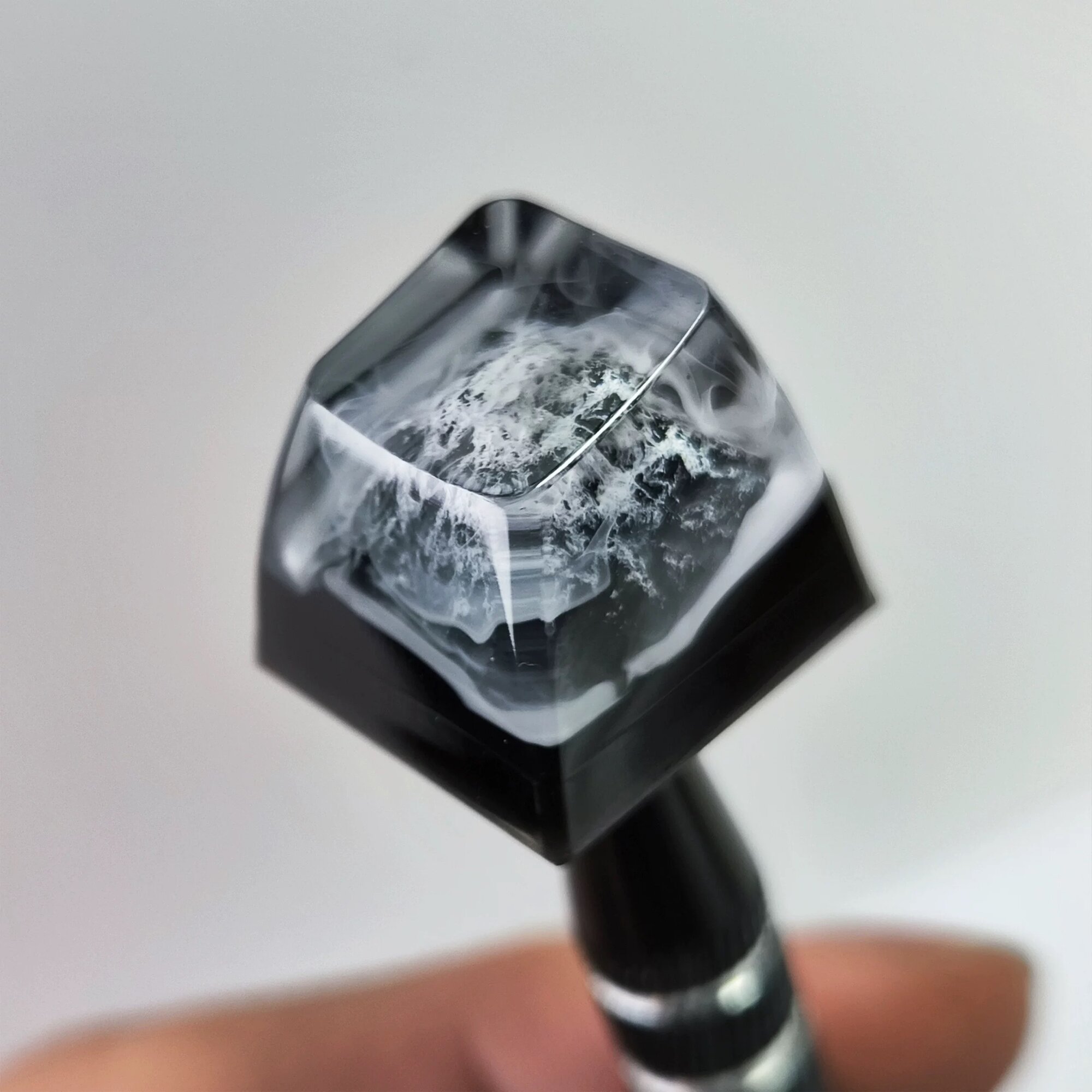 《(снежная гора》Кейкапы для механической клавиатуры - Artisan Пользовательские Колпачки для ключей Tianzi Stone Fores