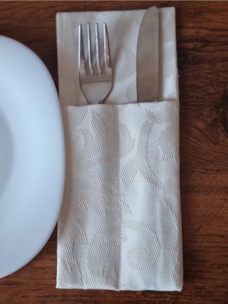 Молочные конверты для сервировки, 4 шт.