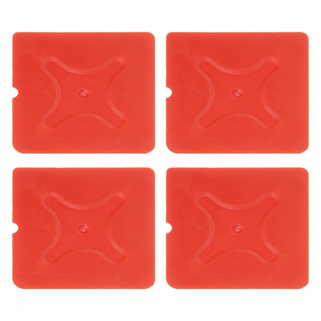 Набор инструментов, 1 комплект из 4 штук, красный клеевой нож, твердый скребок