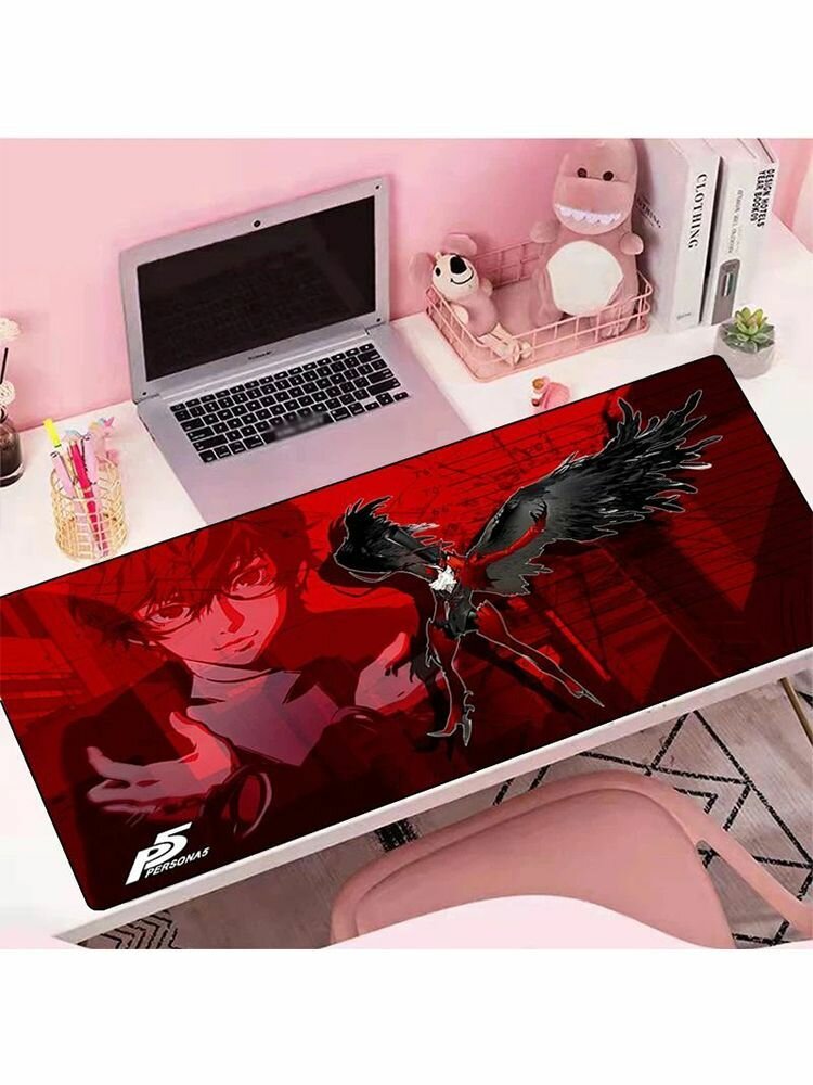 Игровой коврик для мыши persona5 900x400 мм популярный большой офисный коврик для компьютерного стола