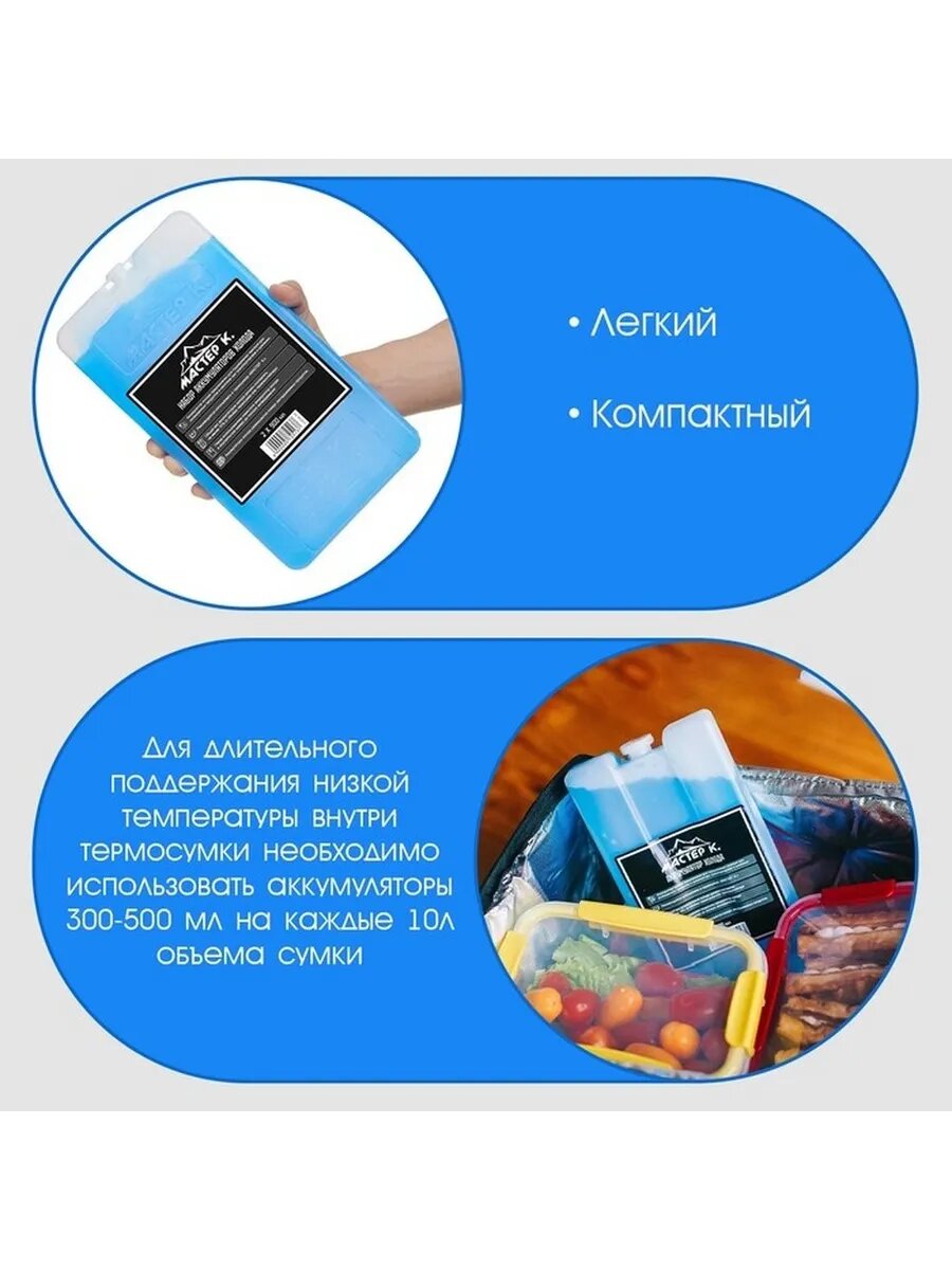 Комплект гелевых аккумуляторов холода для термосумки