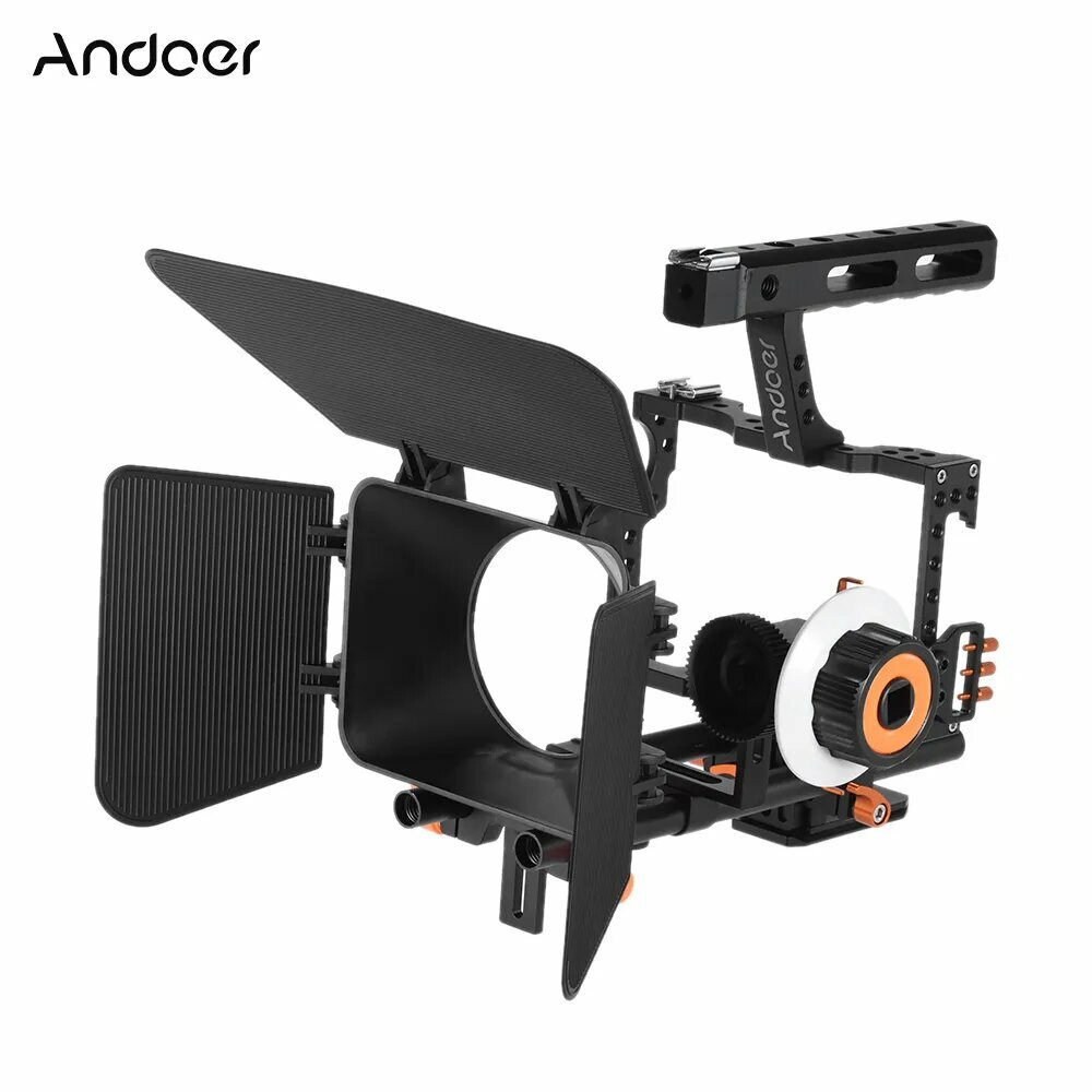 Набор клеток для кроликов Andoer C500 с матовой коробкой Follow Focus и другими аксессуарами, Andoer