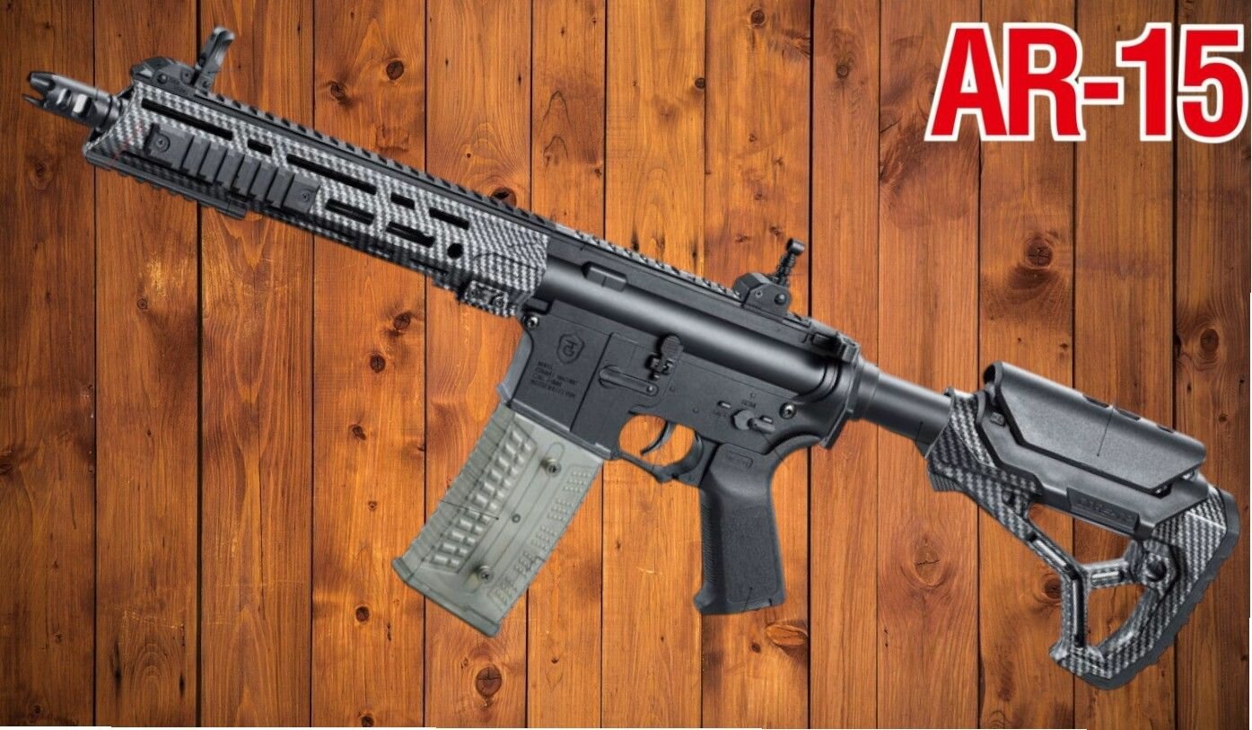 Орбибольный автомат AR-15 F4/ аккумуляторный, 2 режима стрельбы/ нейлон