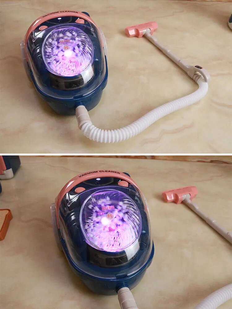 Детский игровой пылесос, Игрушечная бытовая техника со светом и звуком