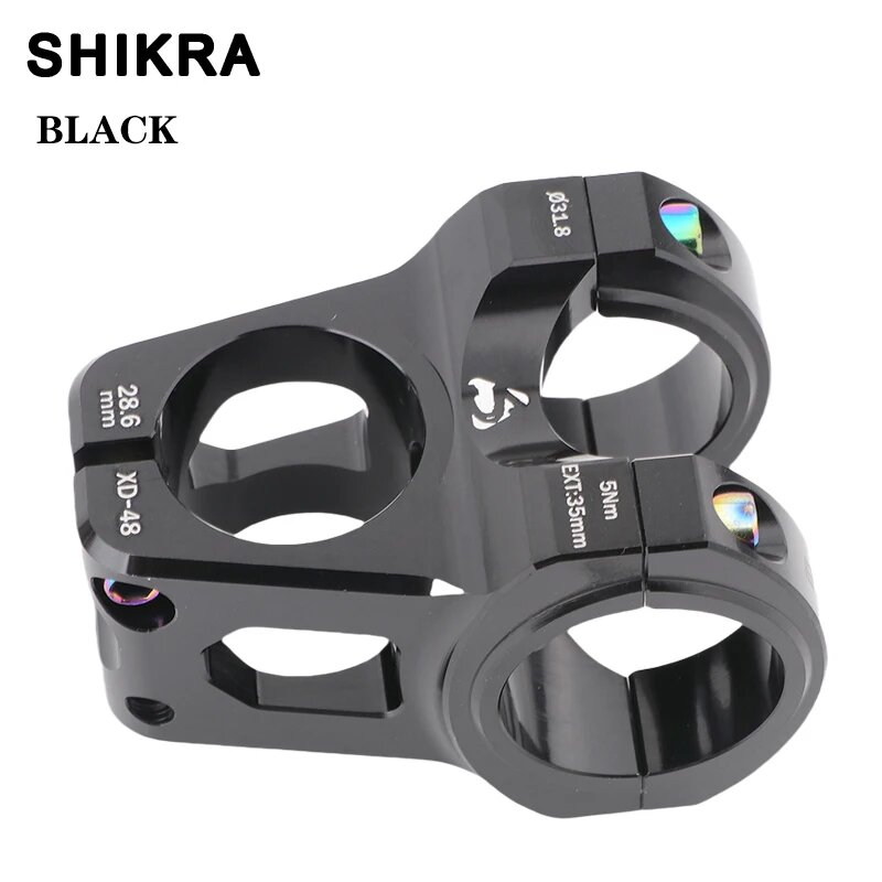 HASSNS XD48 Вынос руля для горных велосипедов Черный, XD48 Black