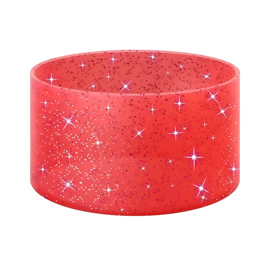Блестящий силиконовый чехол для стакана Stanley Розовый, Red