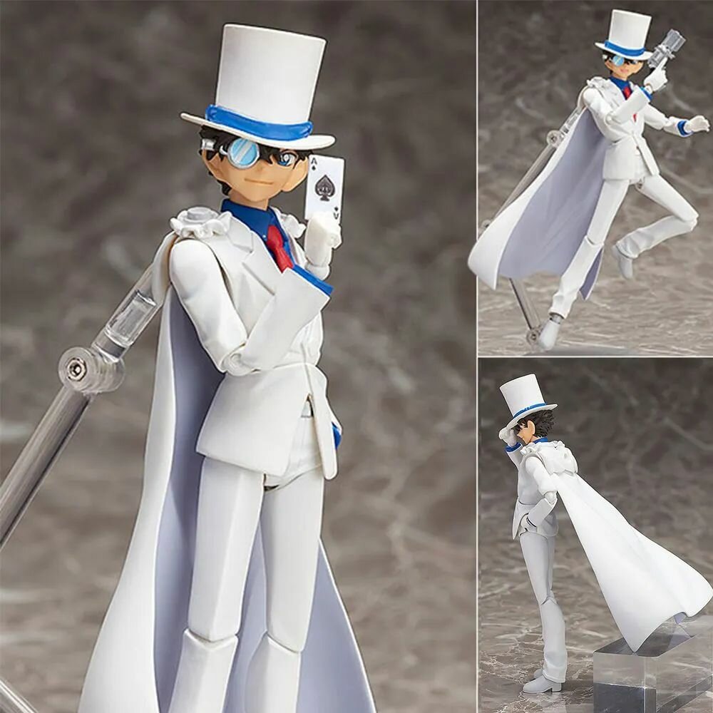 Фигурка Детектив Конан Кайто Кид / Detective Conan Kid the Phantom Thief Kaito Kuroba Figma SP-088 (14см)