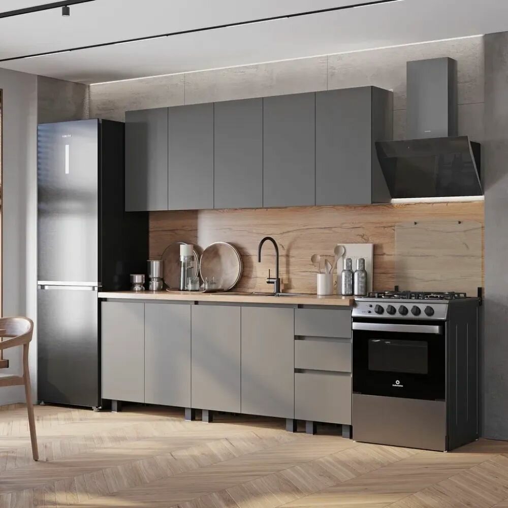 Кухня мркг 5/Ричард 2,0 м Графит