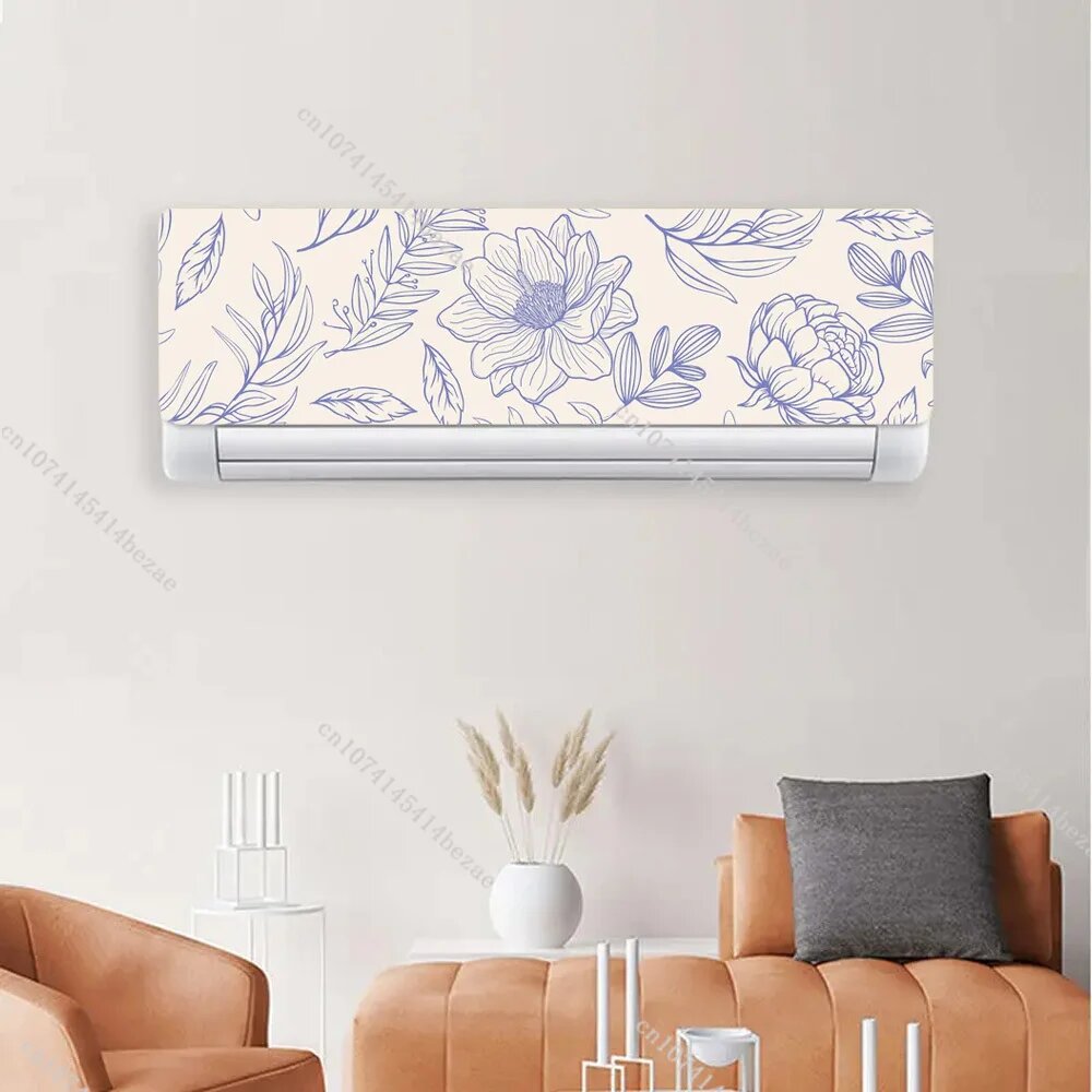 Наклейка на кондиционер 75x20см, сирень