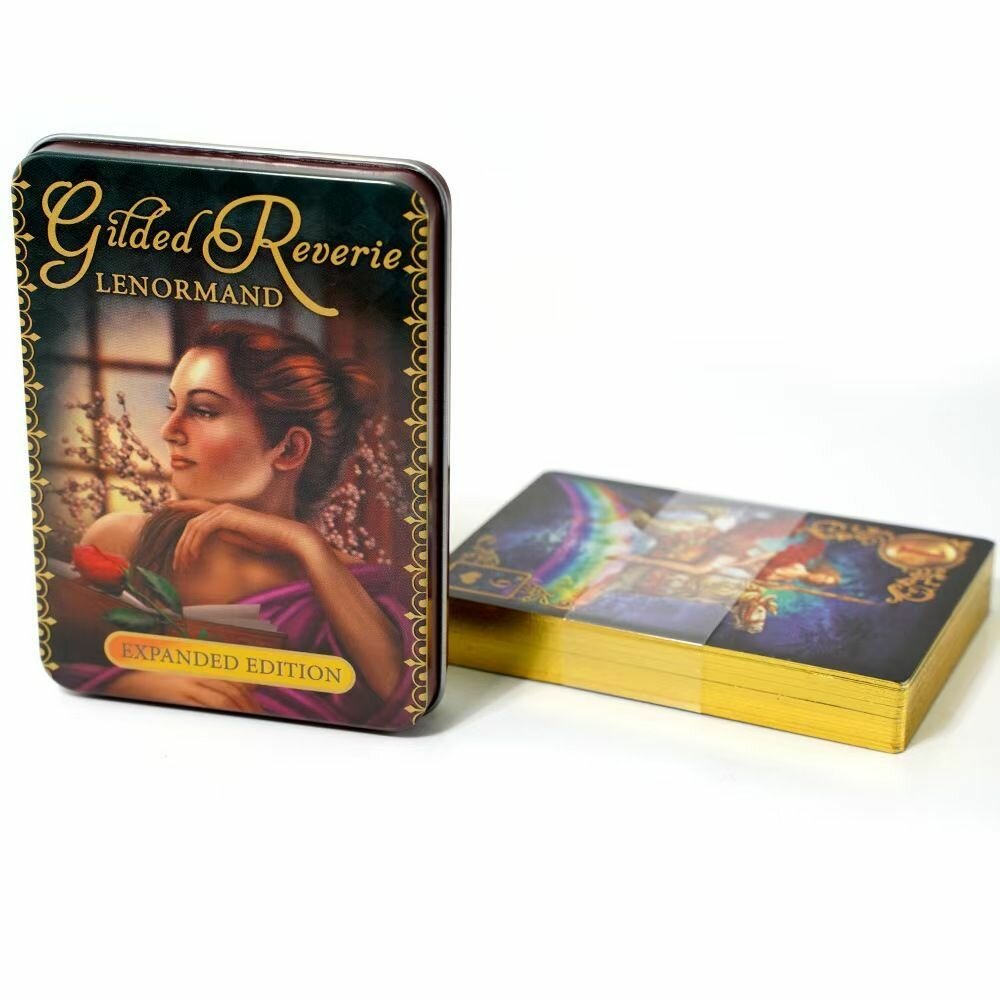 Карты Таро Золотые Мечты Ленорман (Версия с железной коробкой) / Gilded Reverie Lenormand