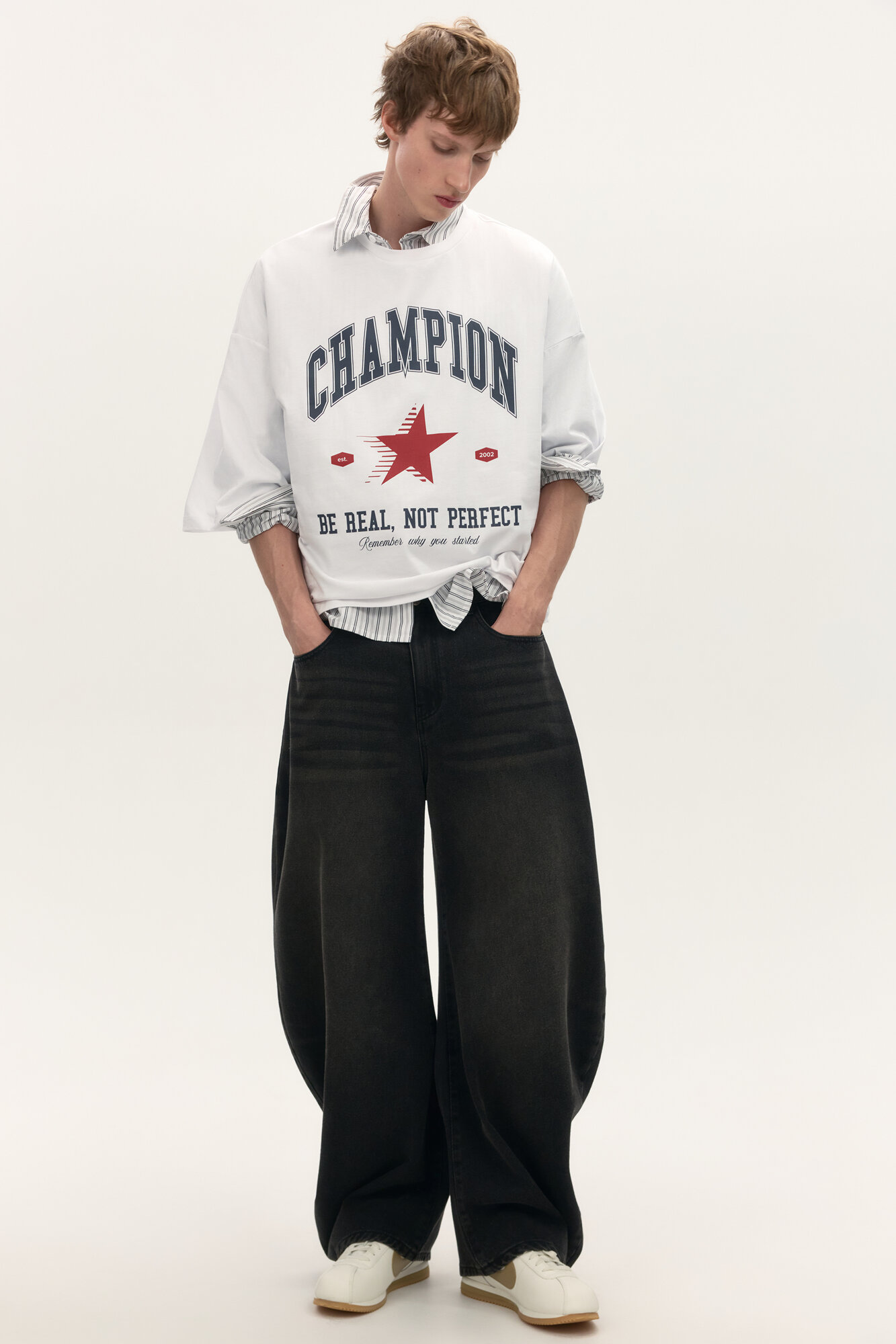 Джинсы широкие Man Urban 