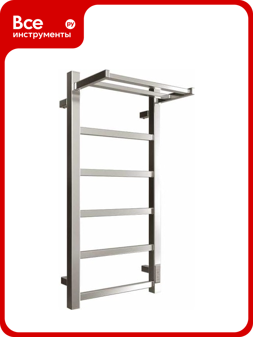 Полотенцесушитель Двин fj plaza neo 80/40 электрический к диммер квадрат, полированный 4657771770067