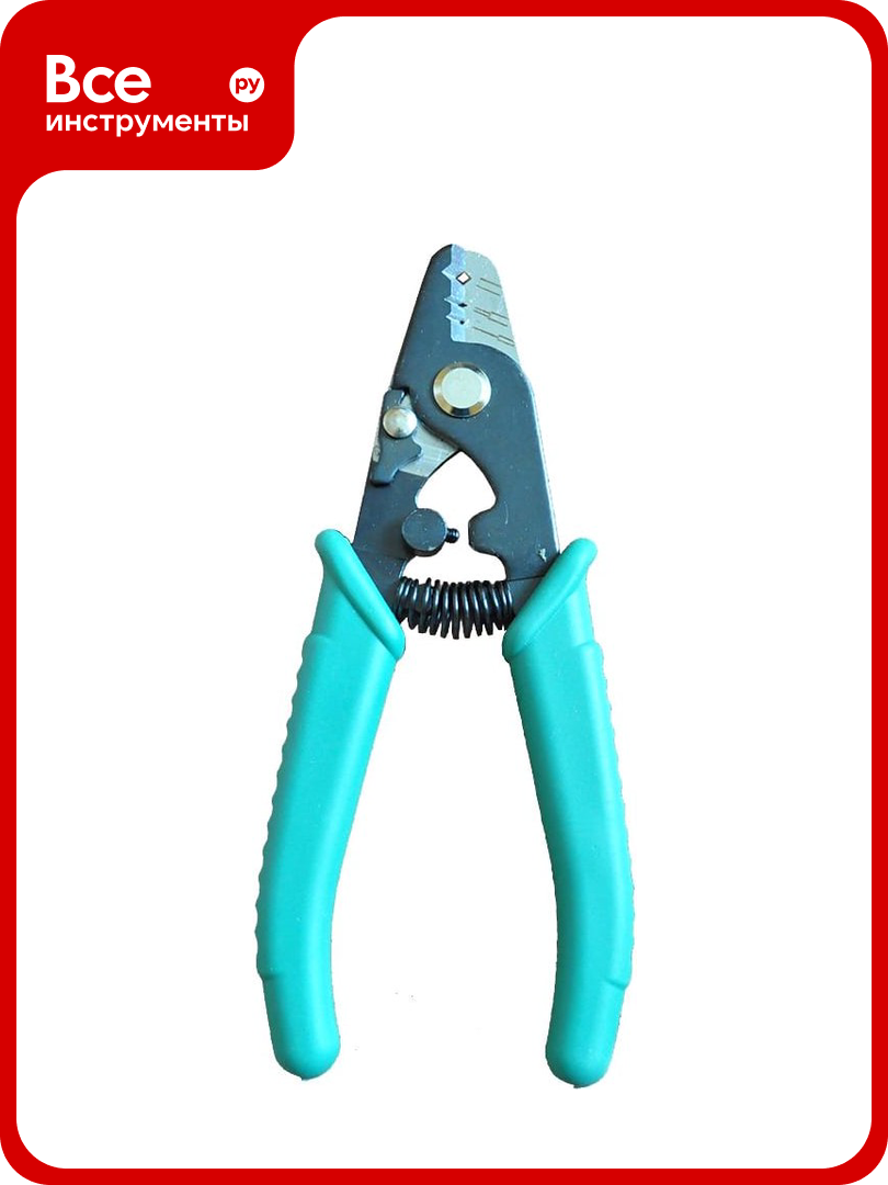 Стриппер Iron Master FO 001 FO001-X для разделки оптоволоконных кабелей, ручной механический, пластиковая рукоятка