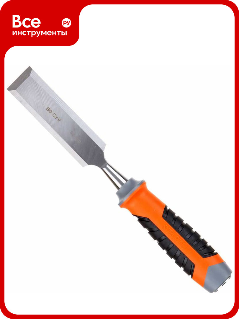 Плоская стамеска STARTUL 30 мм Profi ST4075-30, для работы вручную