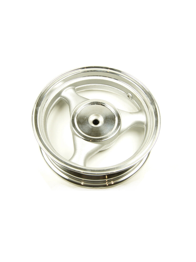 Диск колеса 13 x 3.50 задний барабанный тормоз (19 шлицов колодки d-130мм) для скутера Китаец с двигателем 157QMJ