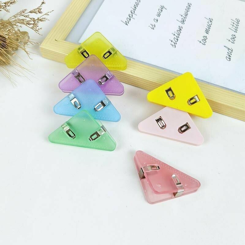 10 треугольных зажимов с простыми углами и пластиковыми зажимами