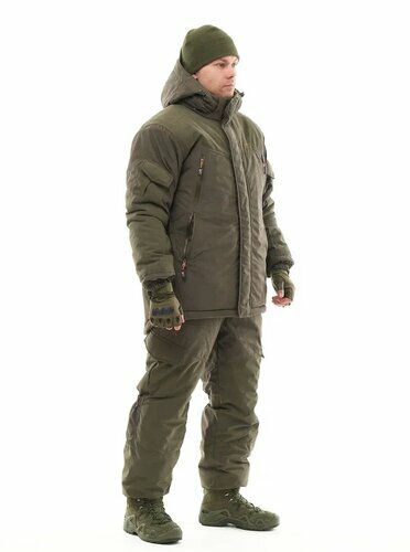 Костюм TAYGERR "Бизон", зимний, до -45 °С, (56-58/182-188) 13 карманов, цвет хаки