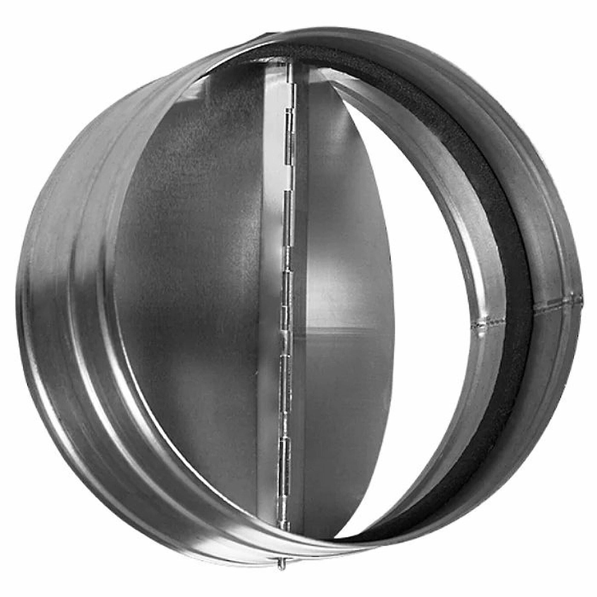 Обратный клапан Diaflex RSK, для круглых воздуховодов, оцинкованный, 125мм