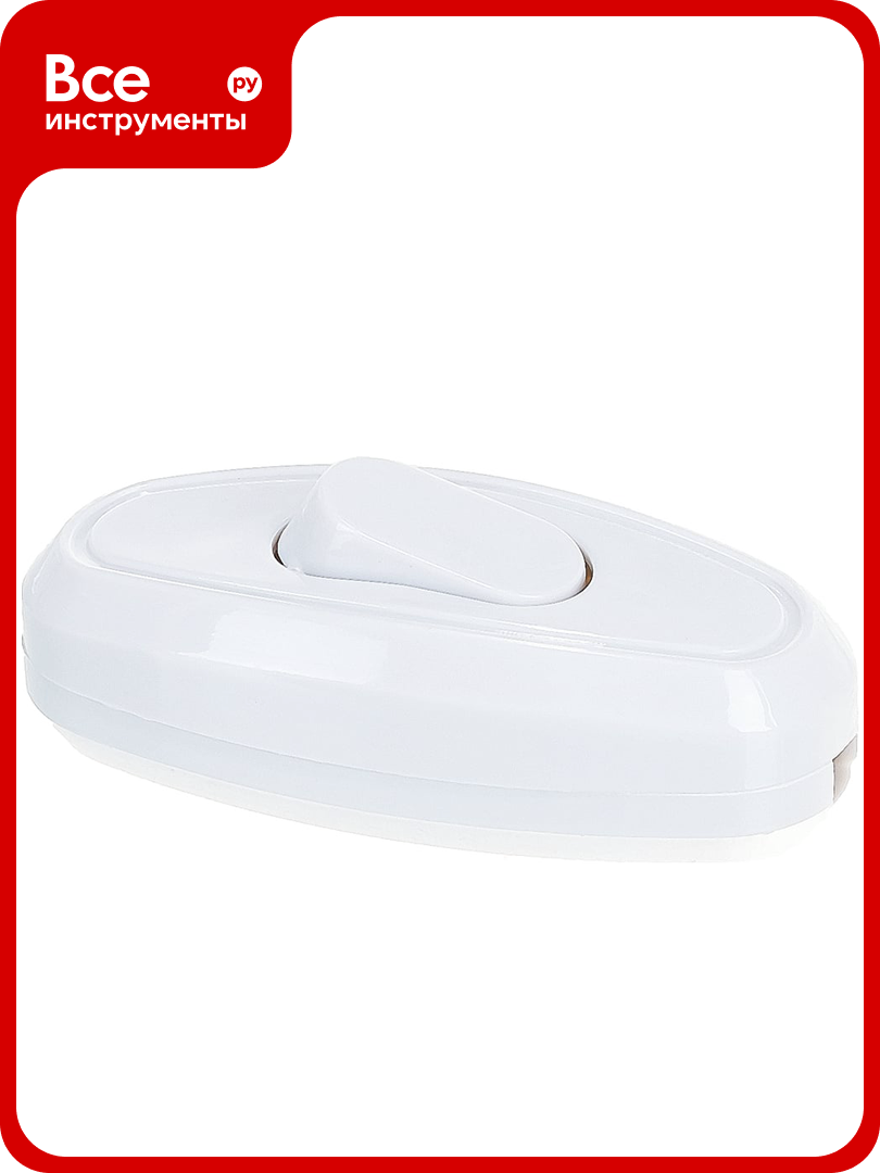 Переключатель, UNIVersal, бра белый 6А 250В UNIVersal А106, 60.1х27.5х18.1 мм, имеет