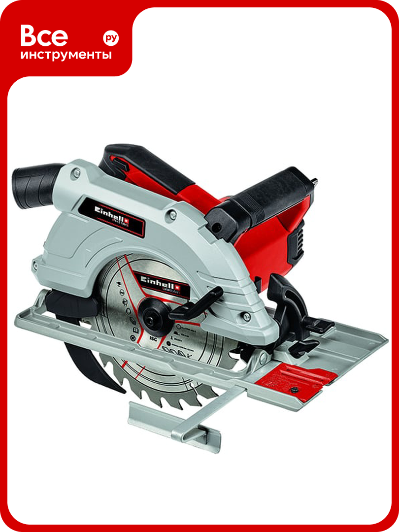 Циркулярная пила Einhell TE-CS 190-1 4331005, без применения инструментов