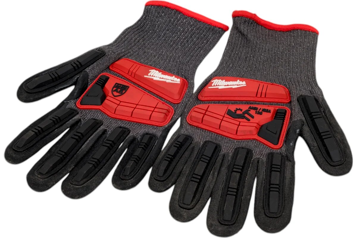 Milwaukee Перчатки с защитой от удара и сопротивлением порезам уровня 5-8, размер M