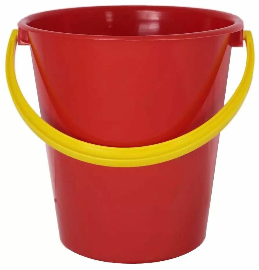 Ведро Интерм пластиковое, красное, 5 л