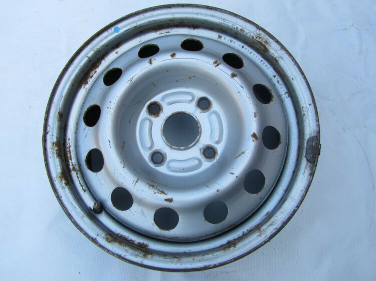 Диск стальной R15 6Jx15H2 ET45 A45630 4x114 96261139 Шевроле Лачетти Реззо Такума - Серый - N-2