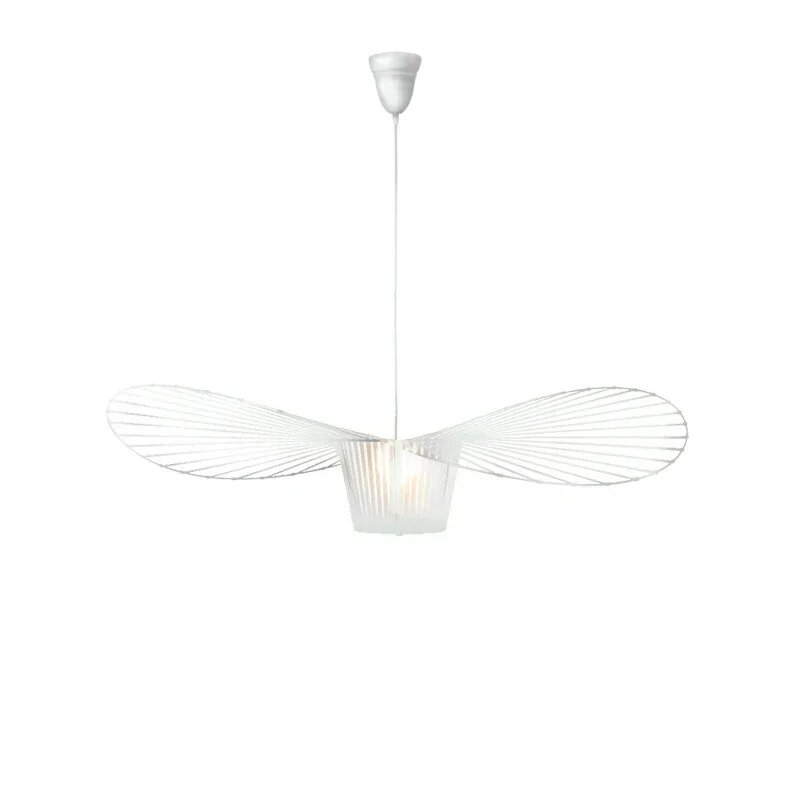 Художественные соломенные люстры QINGYUNKE LED E27, D80cm, Warm white, White boby