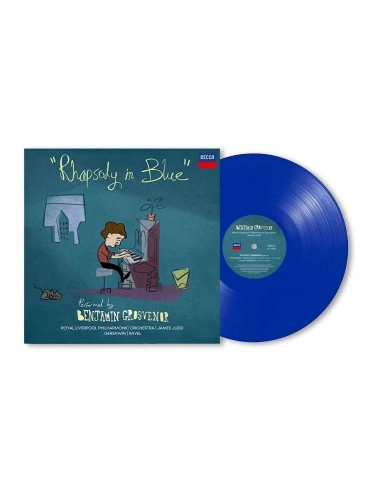 Виниловая пластинка Benjamin Grosvenor - Rhapsody In Blue (Blue LP) Новый,