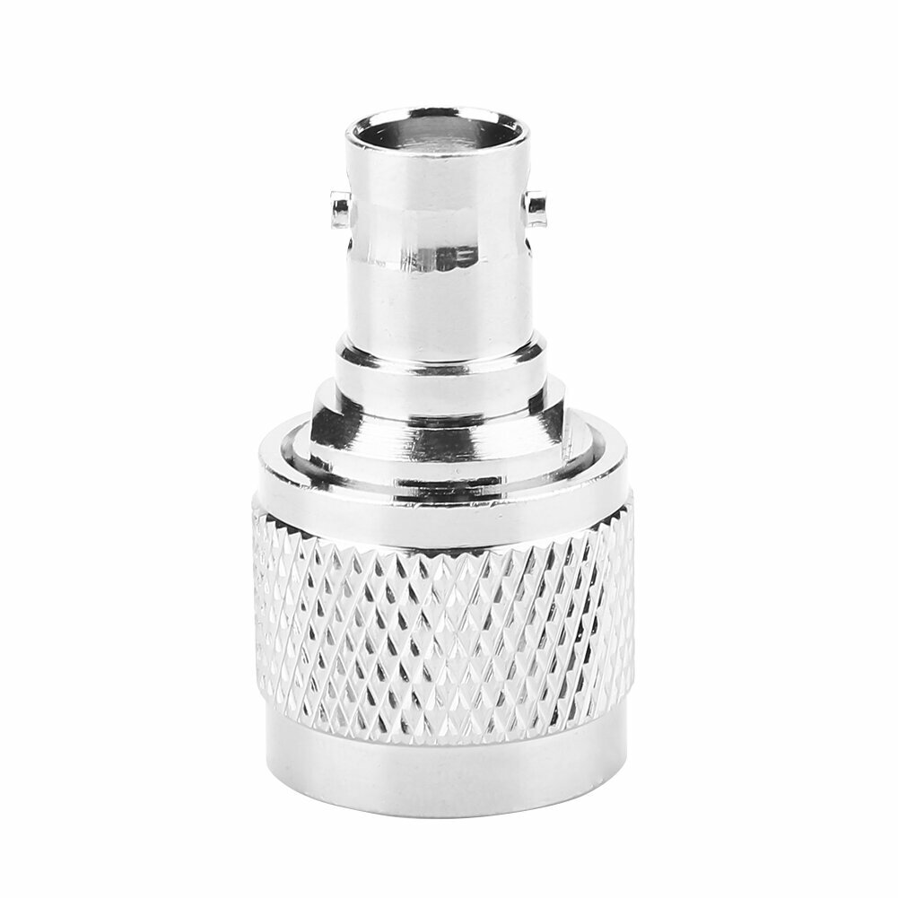 2pcs Адаптеры Коаксиальные N-Мужской к BNC-Женский, Медь, Золотое Плакирование, Изоляция PTFE, 50Ω, 0--6Ghz, Вес 52g