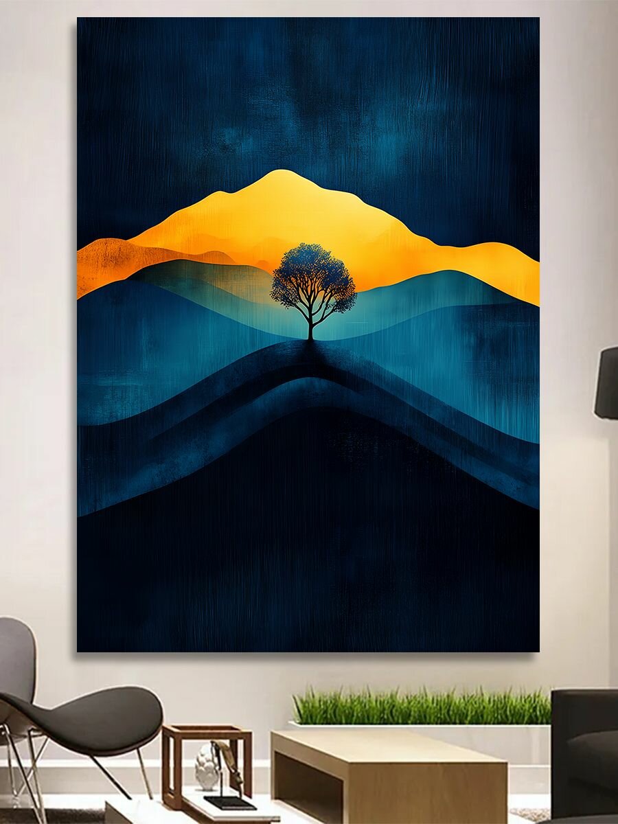 Пейзаж / природа, интерьерная картина / на холсте, 30х40 см.