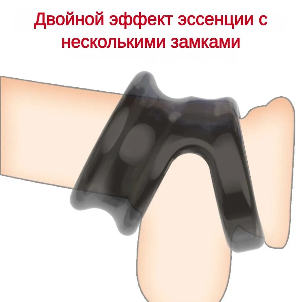 Насадки и удлинители эротические, Комплект для увеличения пениса, 10.1см