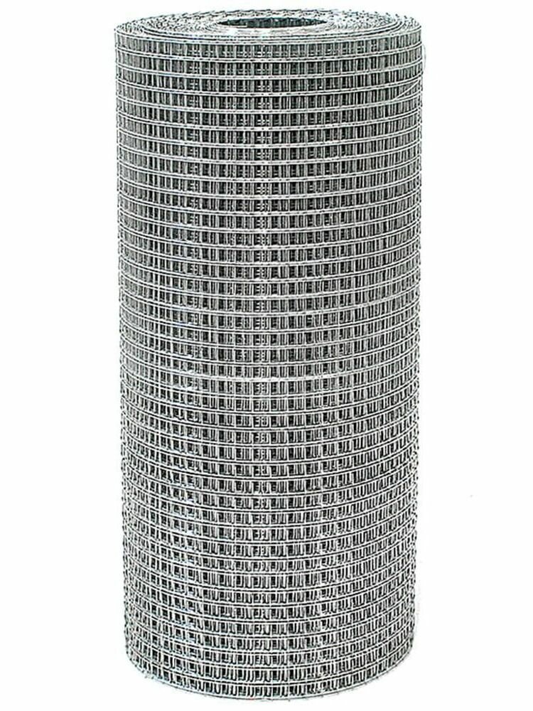 Сетка сварная, кладочная оцинкованная ячейка 25х50 мм, d-1,8 высота 1000 мм, длина 5 м. Строительная, фильтровая, оцинковка для птиц брудер