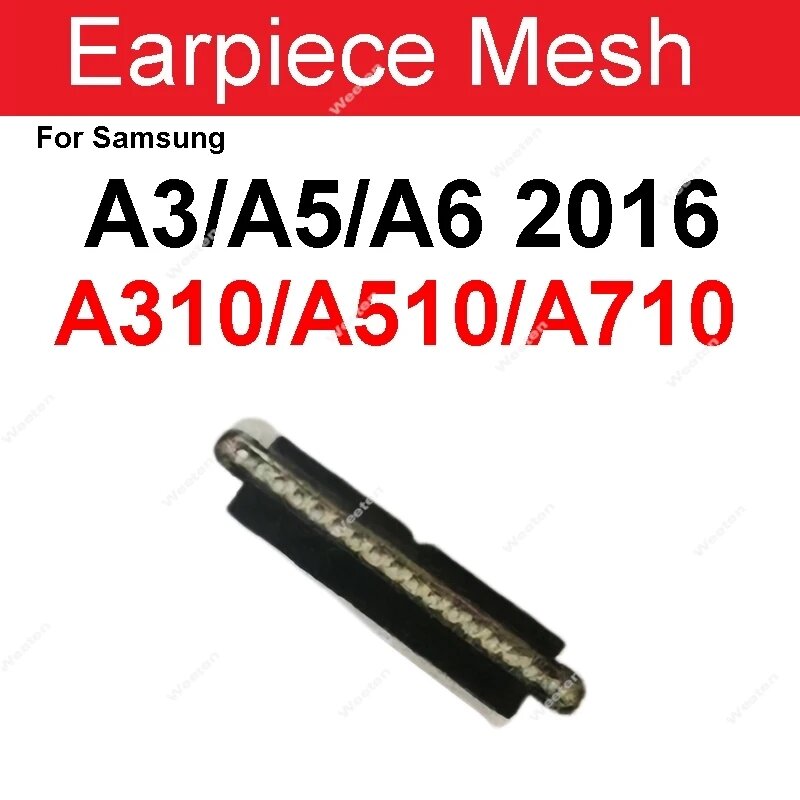 2 шт, сетка динамика для наушников для Samsung Galaxy A3 A5 A6 2016 A310 A510 A710, сетка для защиты от пыли, запасные части A5 2015 A500