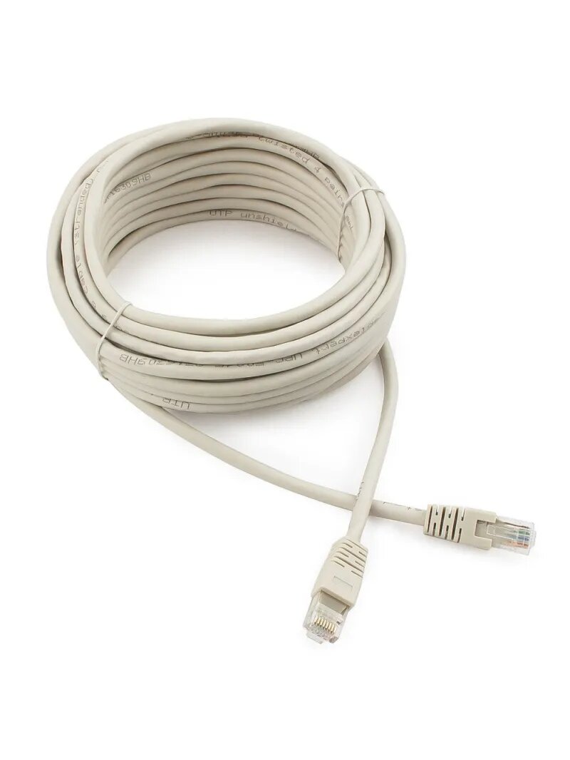 Кабель патч-корд Cablexpert PP6U-20M U/UTP 6кат. 20м Медь PVC Серый