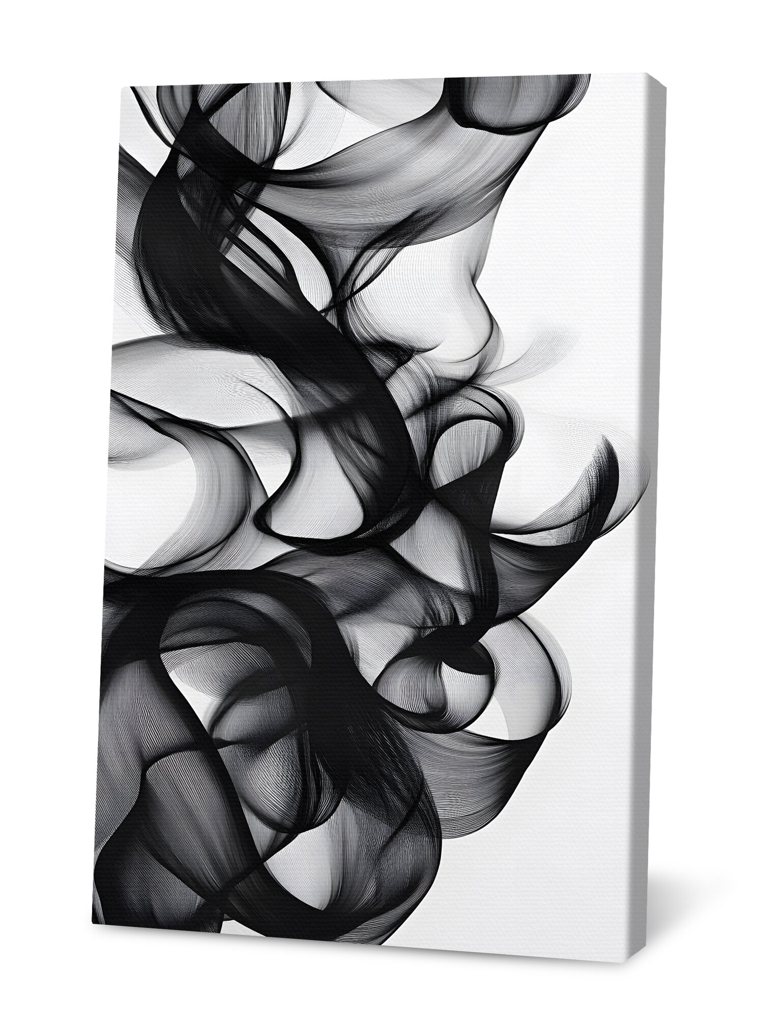 Картина на холсте Ткань дымка, 40х60 см, на белом холсте, DeFine