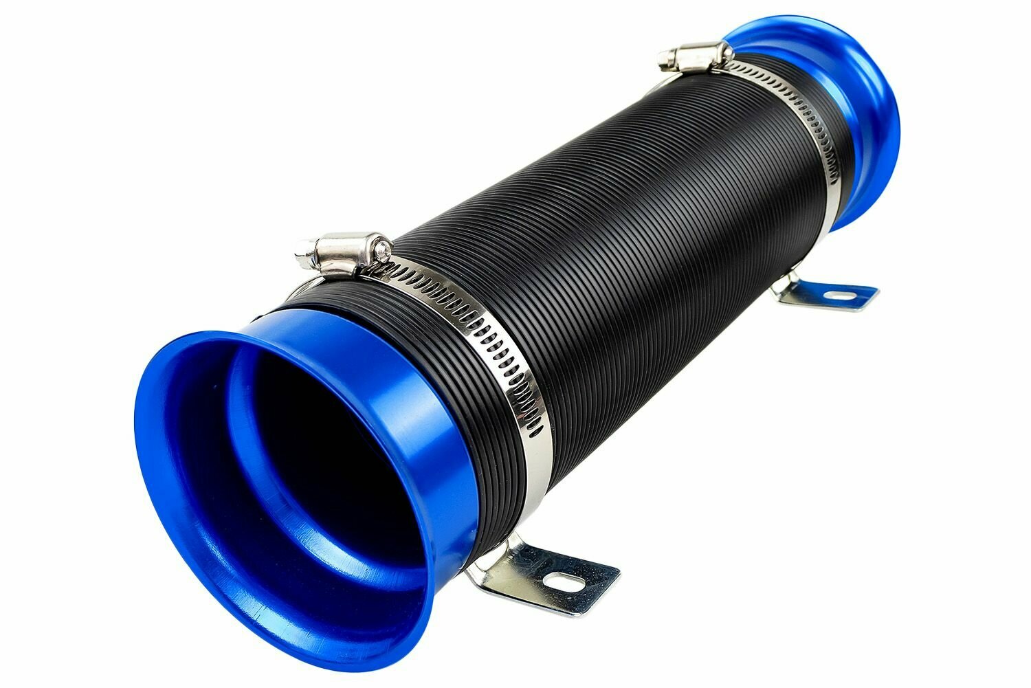 Шланг и синие патрубки универсального холодного впуска для Лада и иномарок