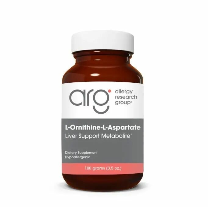 Allergy Research, L-орнитин-L-аспартат, метаболит для поддержки печени, 100 г