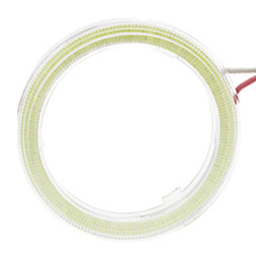 70 мм светодиодные фары с ангельскими глазками, дневные ходовые огни, ярко-белые, декоративные, аксессуары для освещения