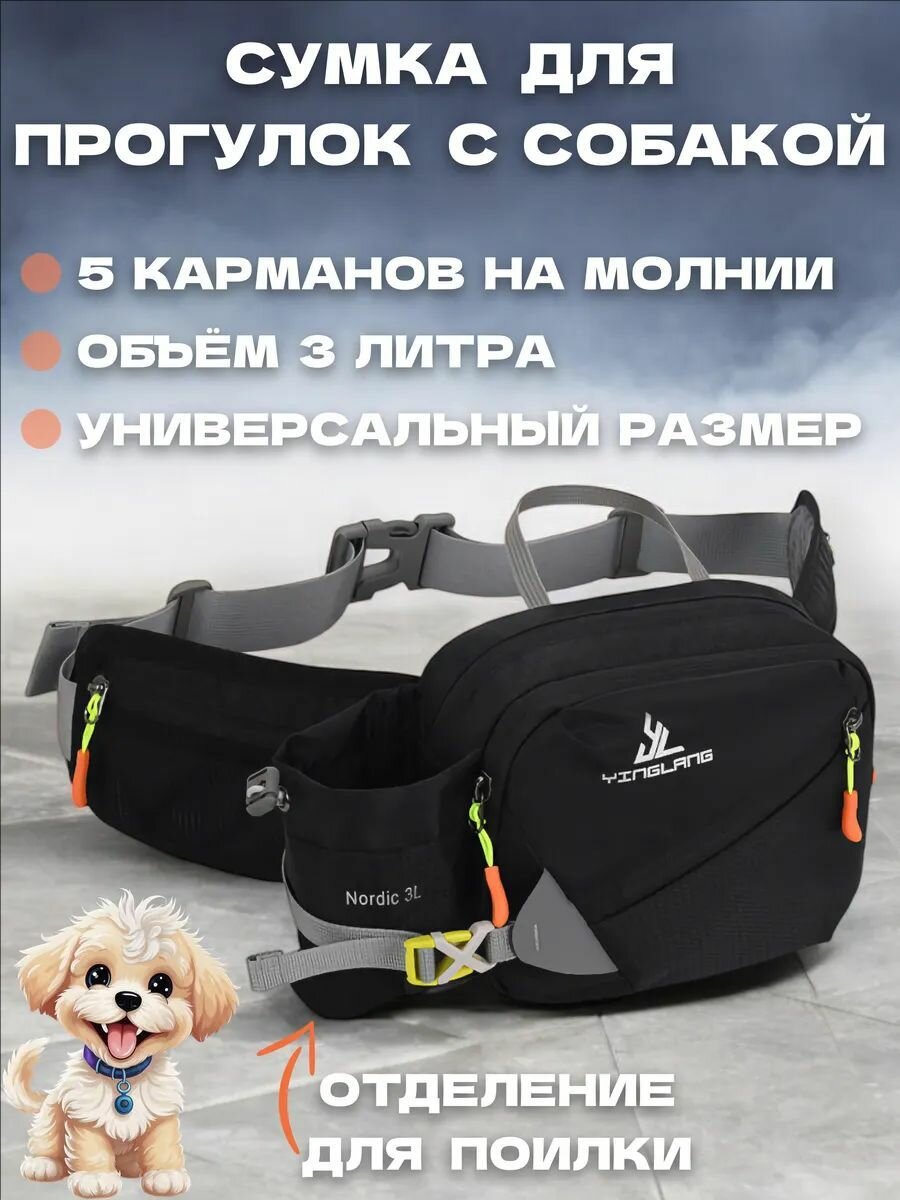 Сумка для лакомств и прогулок с собакой