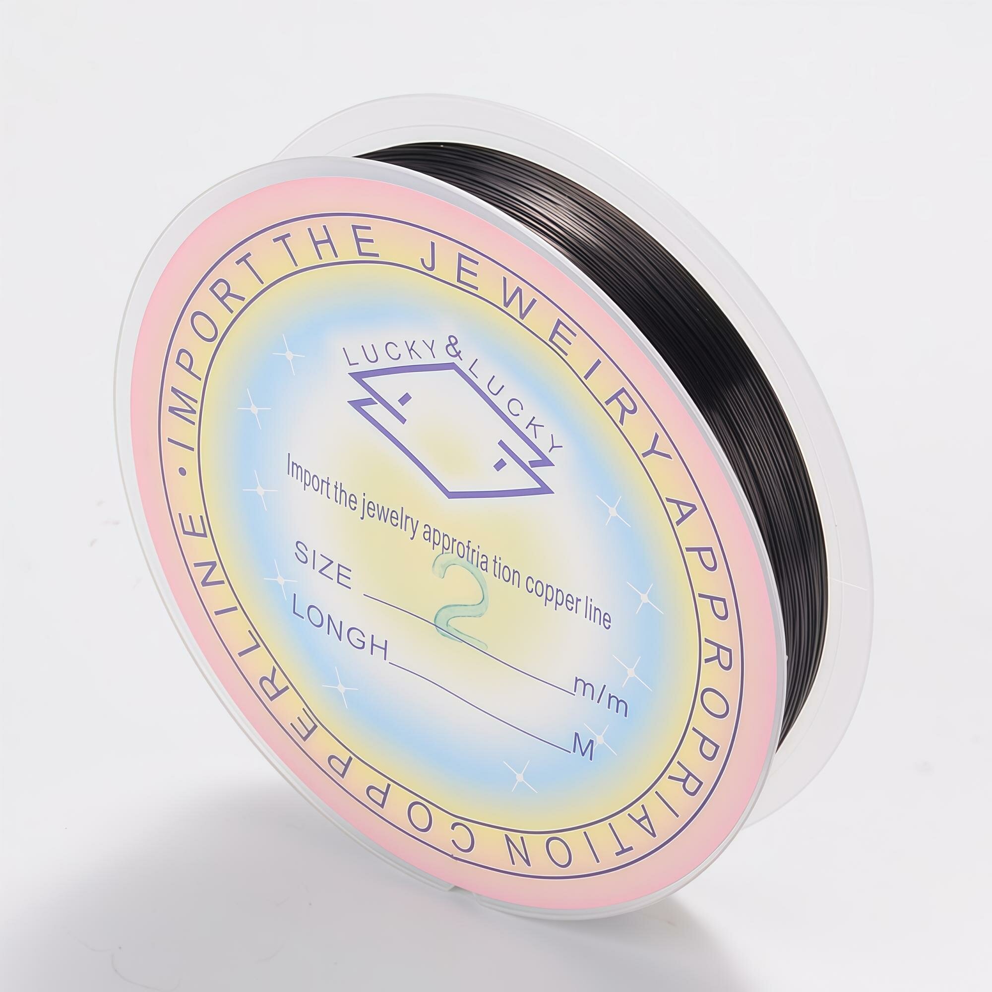 Проволока гибкая, 0.2мм, черная, 35 метров, катушка